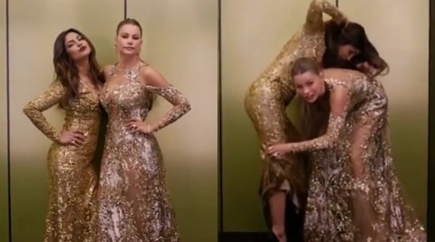 Watch: Priyanka Chopra, Sofia Vergara get ‘naughty’ at the Golden ...