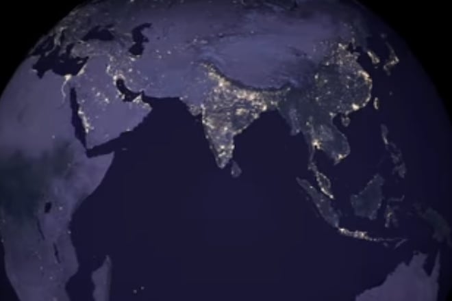 WATCH: India shines bright in NASA’s newly released map of Earth’s ...