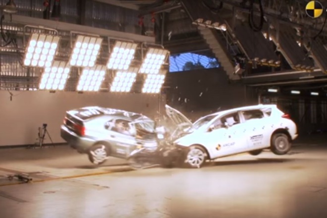 Watch Video: Crash between a 1998 and 2015 Toyota Corolla will leave ...