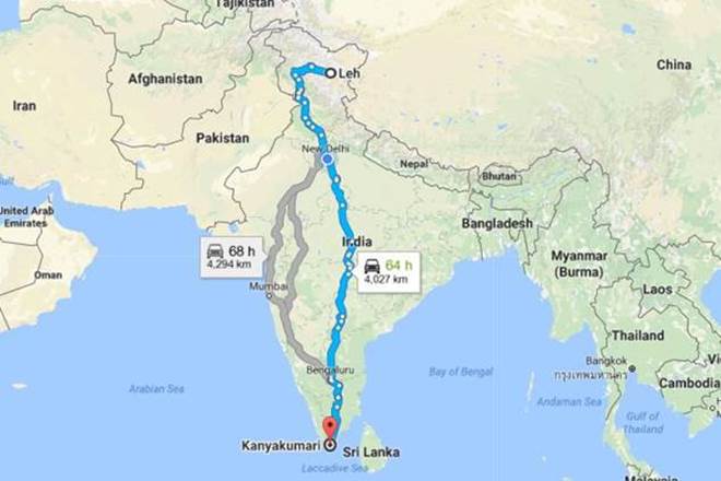 29-year-old paraplegic Eric Paul drives from Leh to Kanyakumari in ...