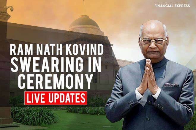 Ram Nath Kovind swearing in ceremony Live Updates: PM Modi ...