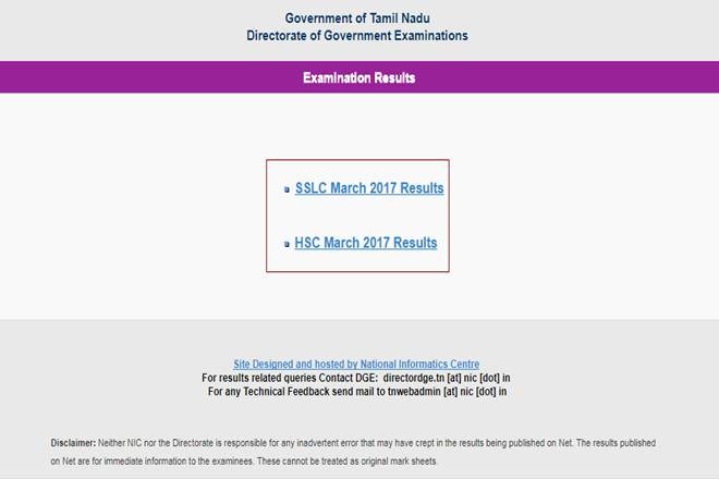 Tamil Nadu HSC result 2017: TN class 12th supplymentary declaration ...