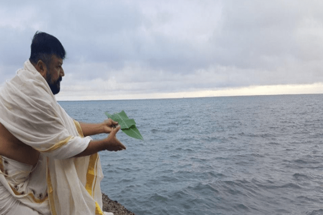 Karkidaka Vavu Bali in Fiji Islands? This actor makes an offering to ...