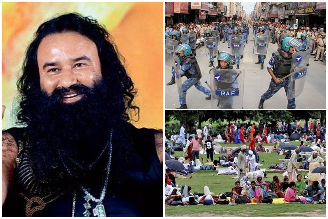 Ram Rahim rape case verdict Live Updates: Over 15000 paramilitary ...