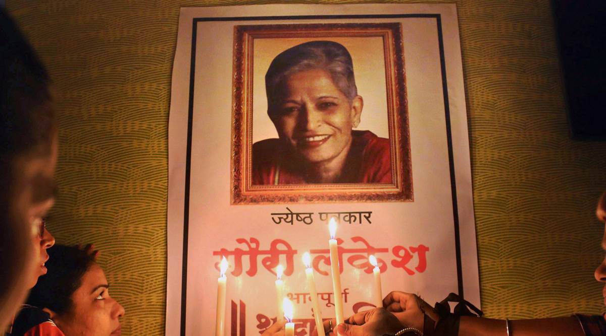 Journalist Gauri Lankesh shot dead at her Bengaluru home - India News ...