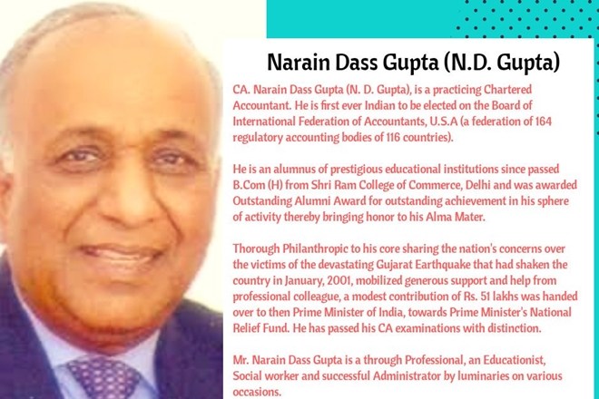 Who is ND Gupta – AAP’CA’ pick for Rajya Sabha - India News | The ...