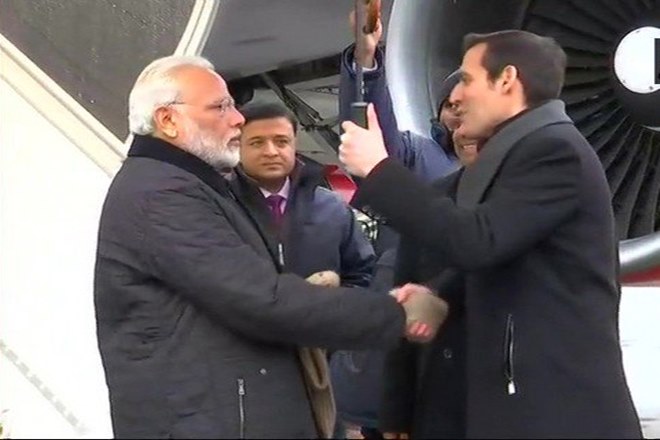 Prime Minister Narendra Modi arrives in Davos to attend World Economic ...