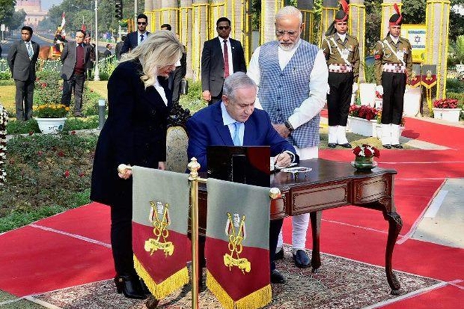 Benjamin Netanyahu India visit: Teen Murti Chowk renamed after Israeli ...