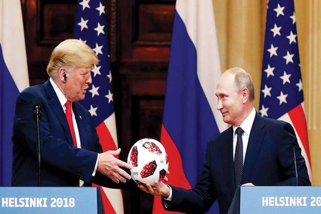 Putin’s soccer ball for Trump had transmitter chip, logo indicates ...