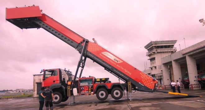 MIAL inducts first of its kind advanced emergency passenger evacuation ...