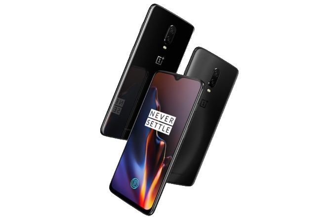 OnePlus 6T with Screen Unlock fingerprint sensor, waterdrop notch ...