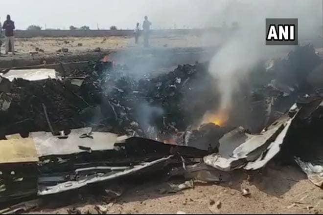 IAF trainer aircraft crashes in Telangana, pilot escapes with minor ...