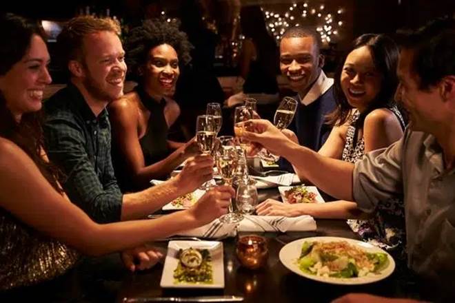 Dine alone! People eat more when dining with friends, study shows ...