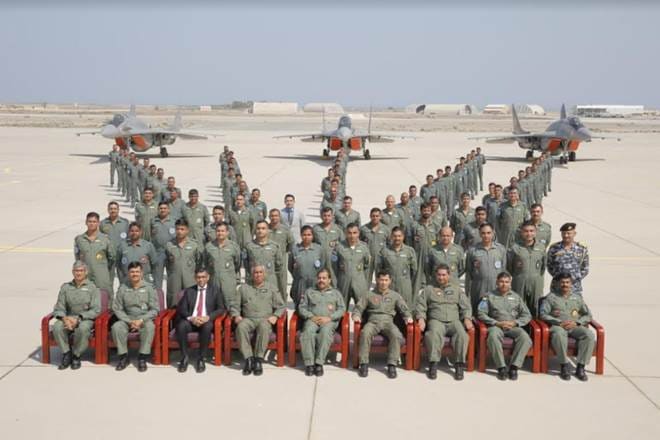 Exercise Eastern Bridge: Different aircraft of two Air Forces carry out ...