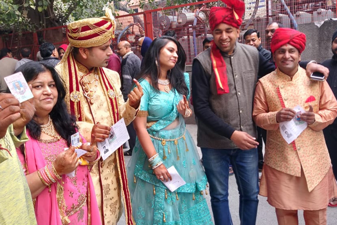 Delhi Election 2020 Voting Live Updates: Polling concludes, 57.05% ...