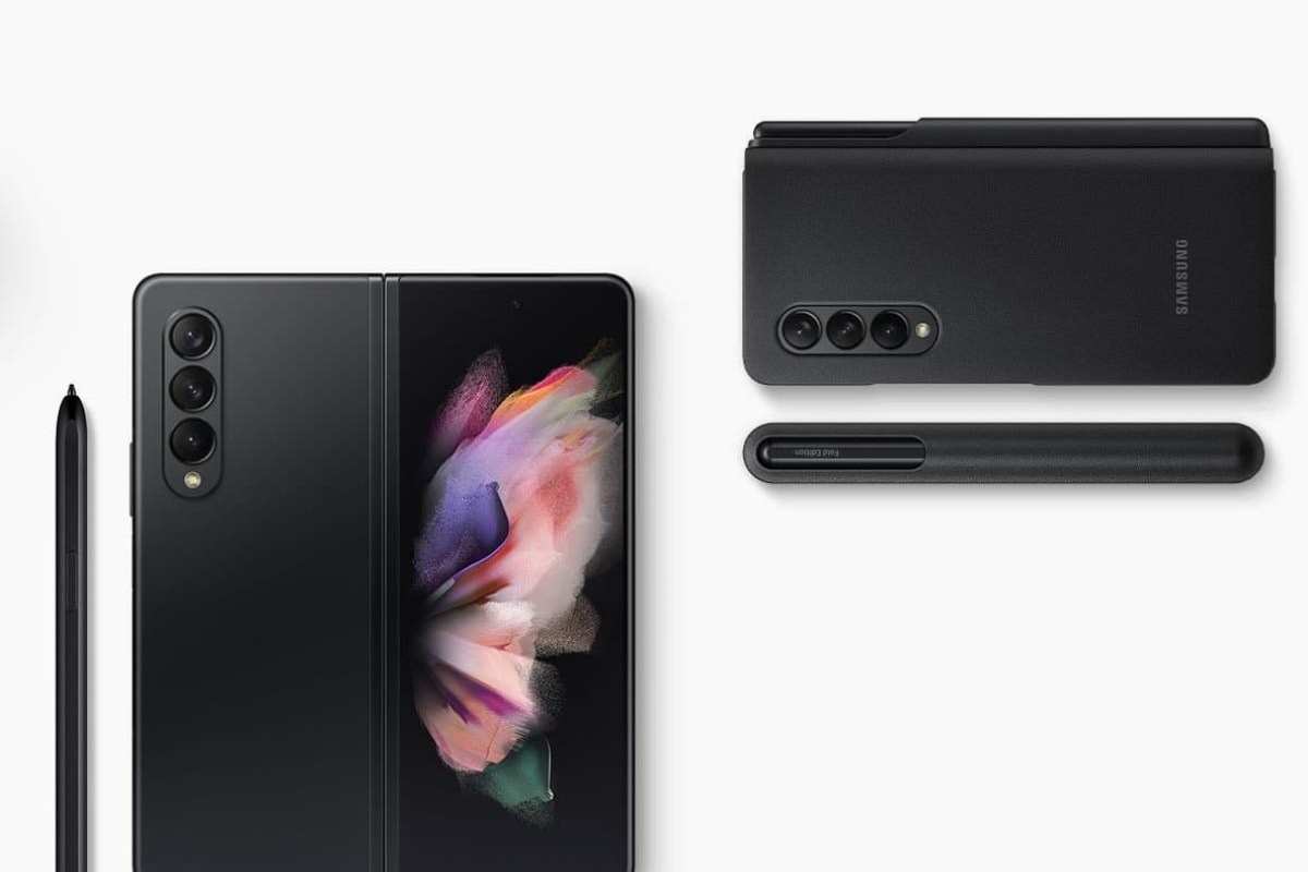 Samsung S Pen Fold Edition, S Pen Pro and Galaxy Z Fold 3 flip cover ...