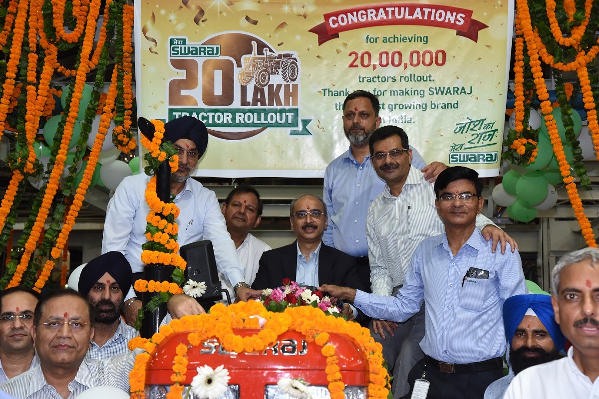 Swaraj Tractors’ 2 millionth tractor rolls out of Mohali plant ...