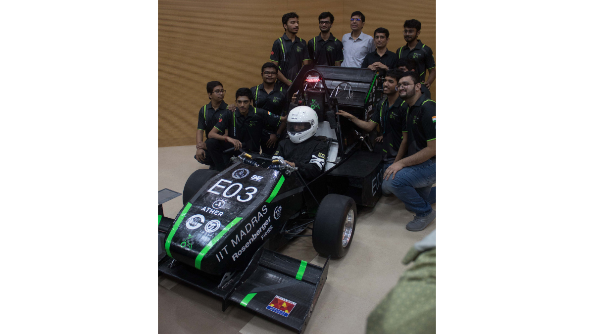 IIT Madras students launch electric formula racing car - Education News ...