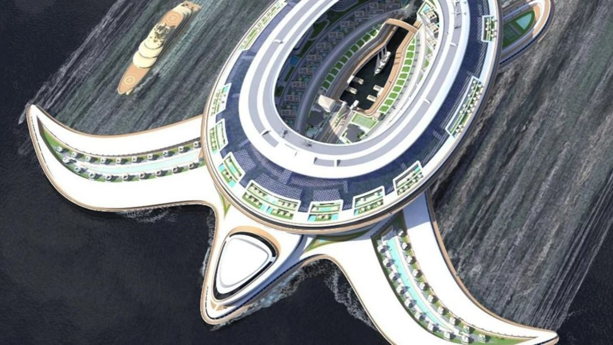 In Pics: This turtle-shaped floating city in Saudi Arabia can ...