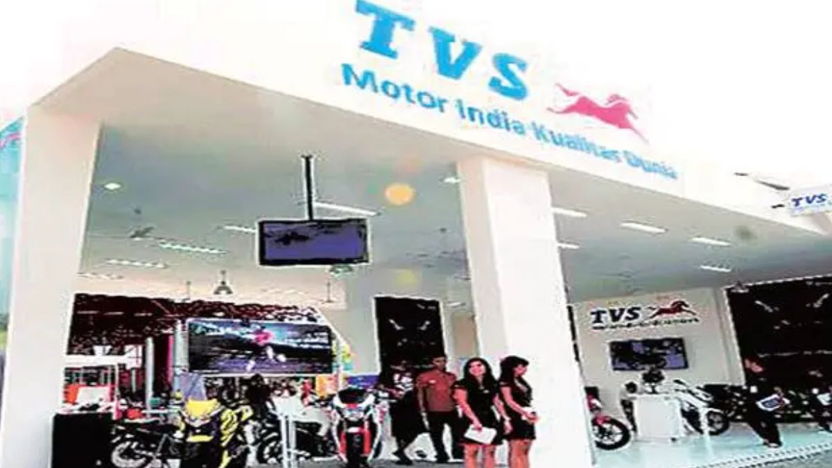 TVS Motor stock falls 3% after share sale by a promoter - Market News ...