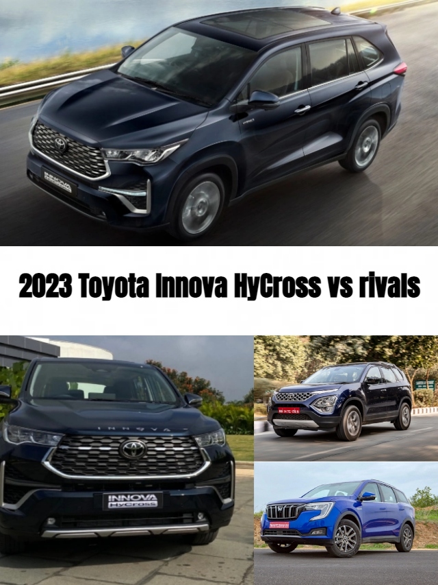 2023 Toyota Innova HyCross vs rivals: Price comparison