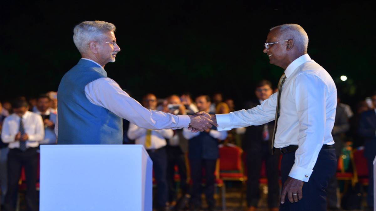 S Jaishankar, Maldives President Solih participate in groundbreaking ...