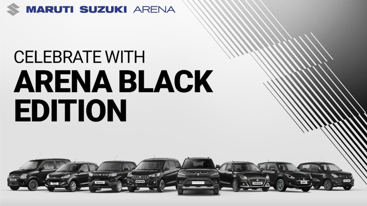 Maruti Suzuki launches Black Edition Arena range: Alto K10 to Brezza ...