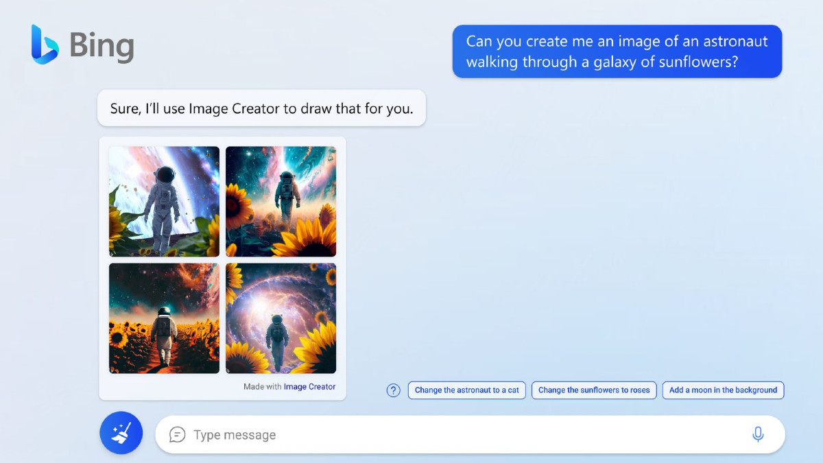 Microsoft puts Dall-E AI smarts inside Bing to let users easily turn ...