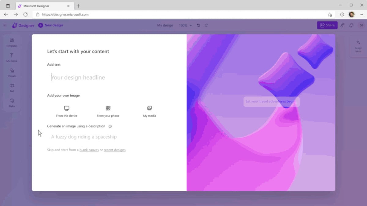 Microsoft makes DALL-E 2 powered Designer tool available for more users ...