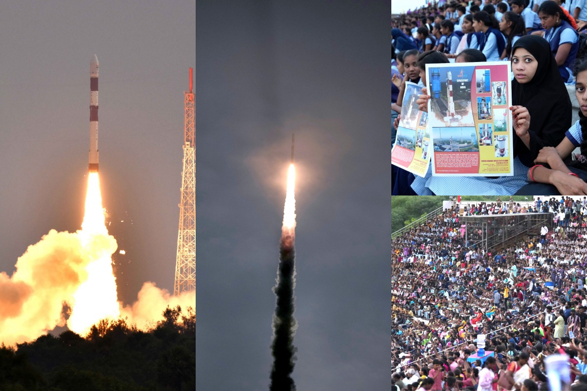 PSLV-C56 Launch: ISRO launches 7 Singapore satellites in a picture ...
