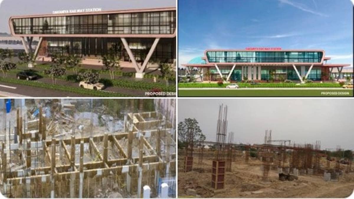 Redevelopment work of Dakaniya Talav Railway Station is in full swing ...