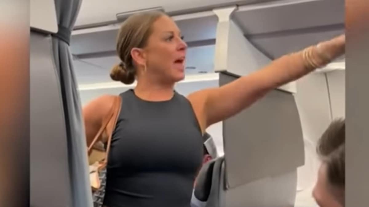 Woman spots 'unreal' passenger on American Airlines flight, demands to ...