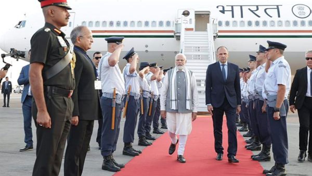 PM Narendra Modi arrives in Greece on first prime ministerial visit in ...