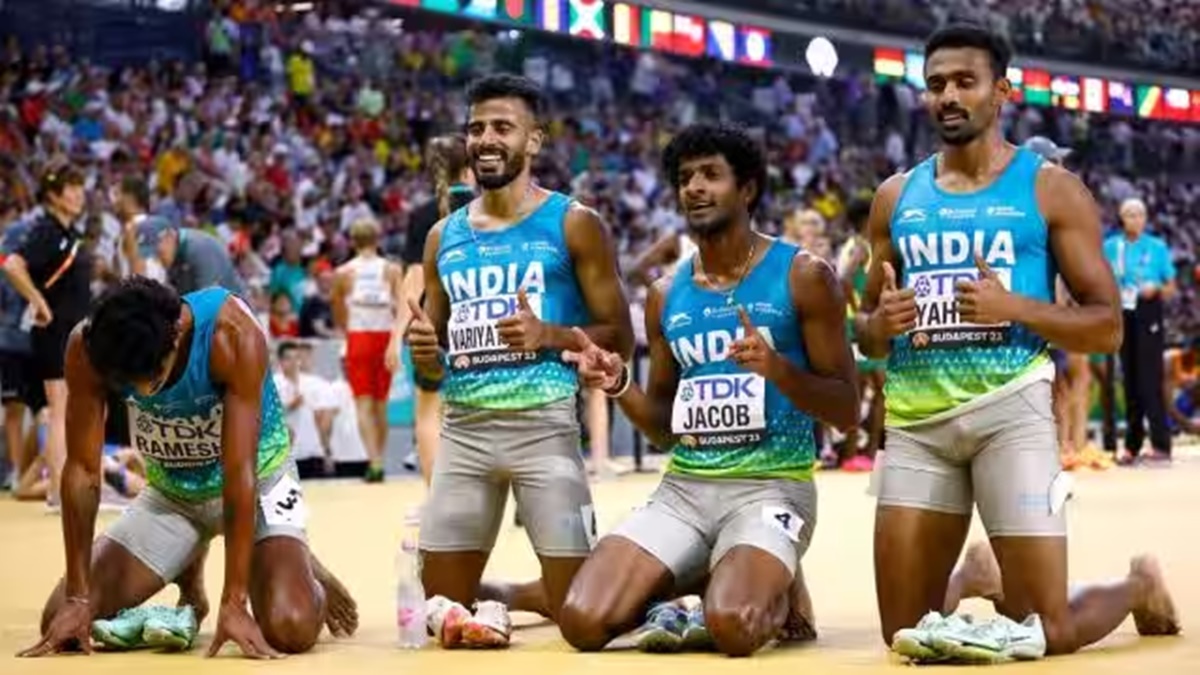 India's 4x400m Relay team smashes Asian record! Makes historic World ...