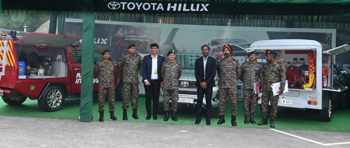 Special purpose Toyota Hilux showcased for Indian Army - Car News | The ...