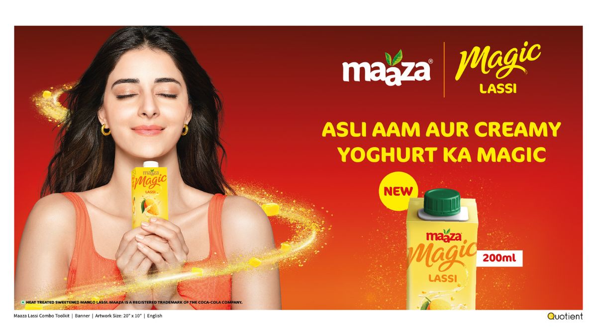 Maaza launches new TVC campaign "Rush Nahi, Sip Karo" with actor Ananya ...