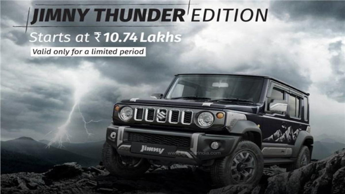 Maruti Jimny Thunder Edition discontinued but discounts continue - Car ...