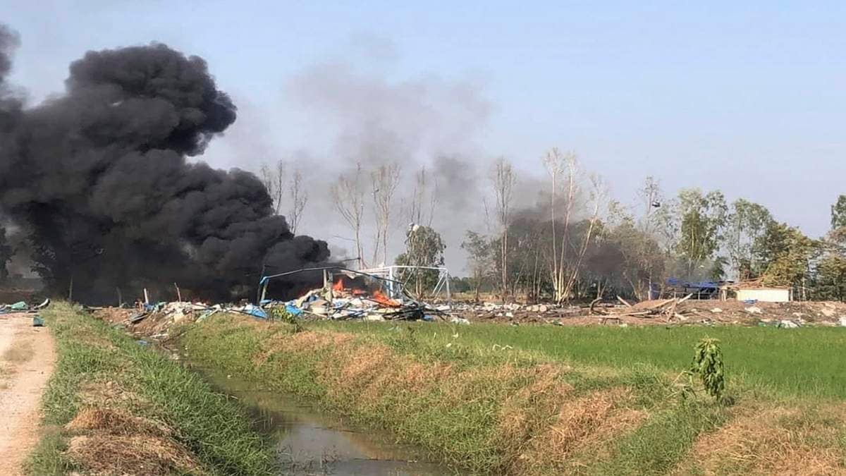 Thailand officials say explosion at rural fireworks factory has killed ...