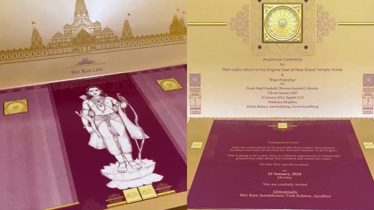 What's inside Ayodhya Ram Mandir's invitation kit - All details here ...