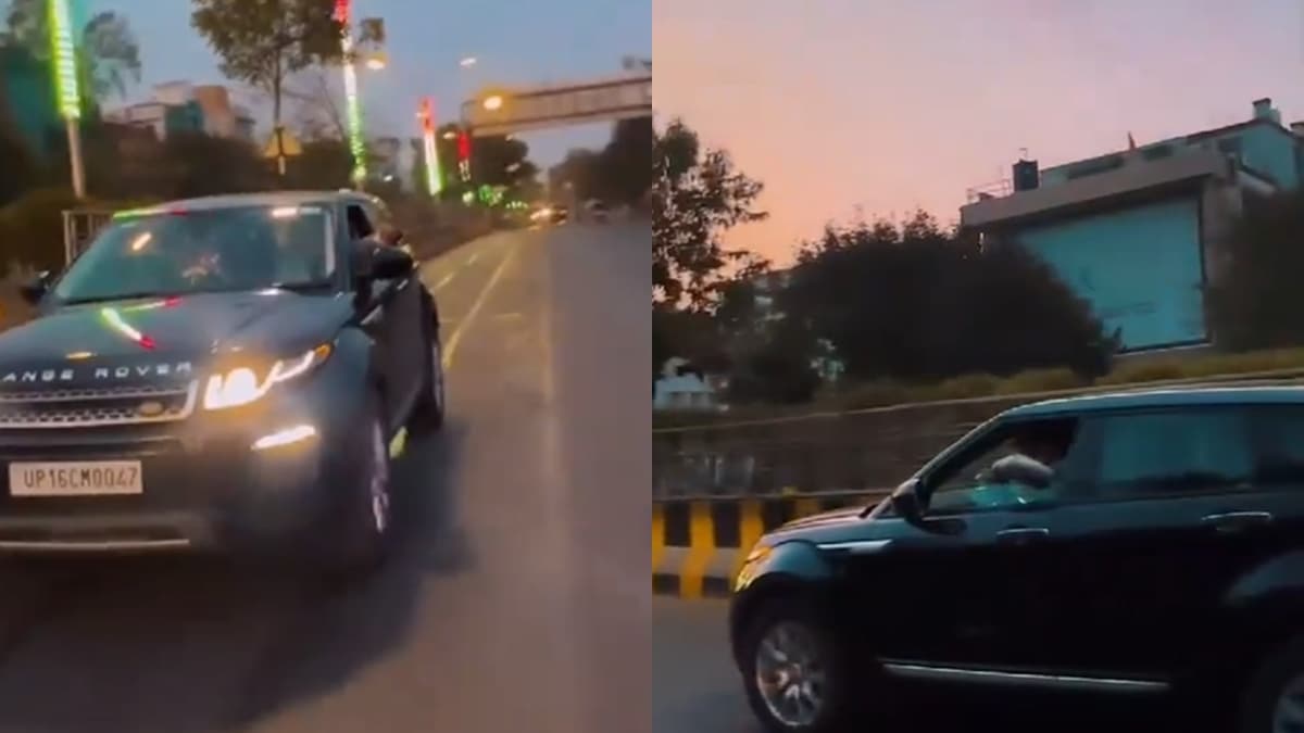 Man seen throwing cash from luxury car on Noida road, this is how much ...