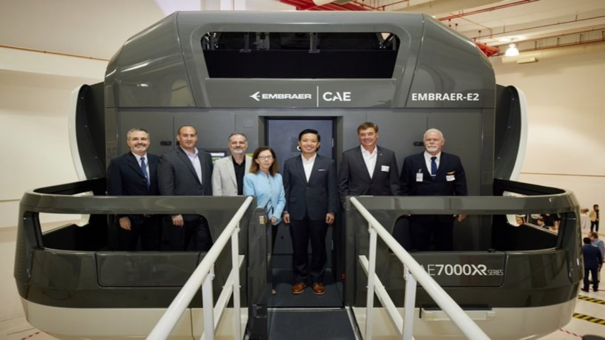 Inauguration of Asia Pacific's First E-Jets E2 Full Flight Simulator in ...