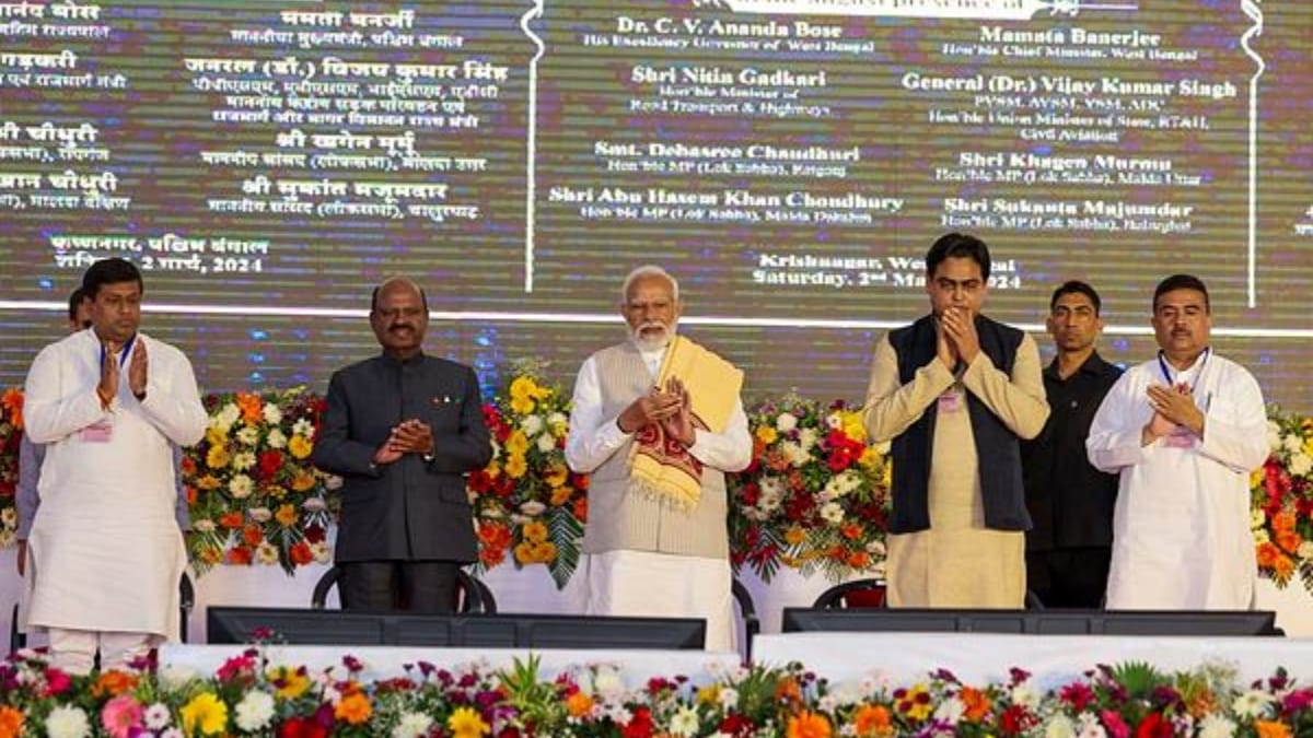 West Bengal India’s ‘eastern gate’, says PM Modi as he lays foundation ...
