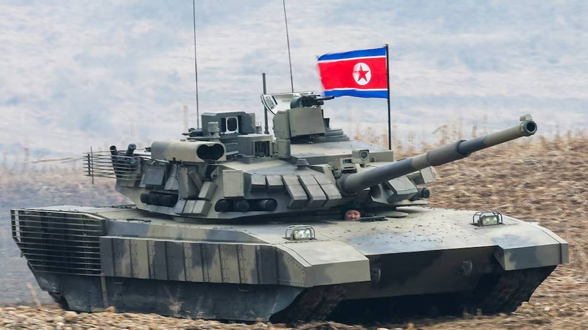 North Korea's Kim Jong Un 'drives' new tank during mock battle - World ...