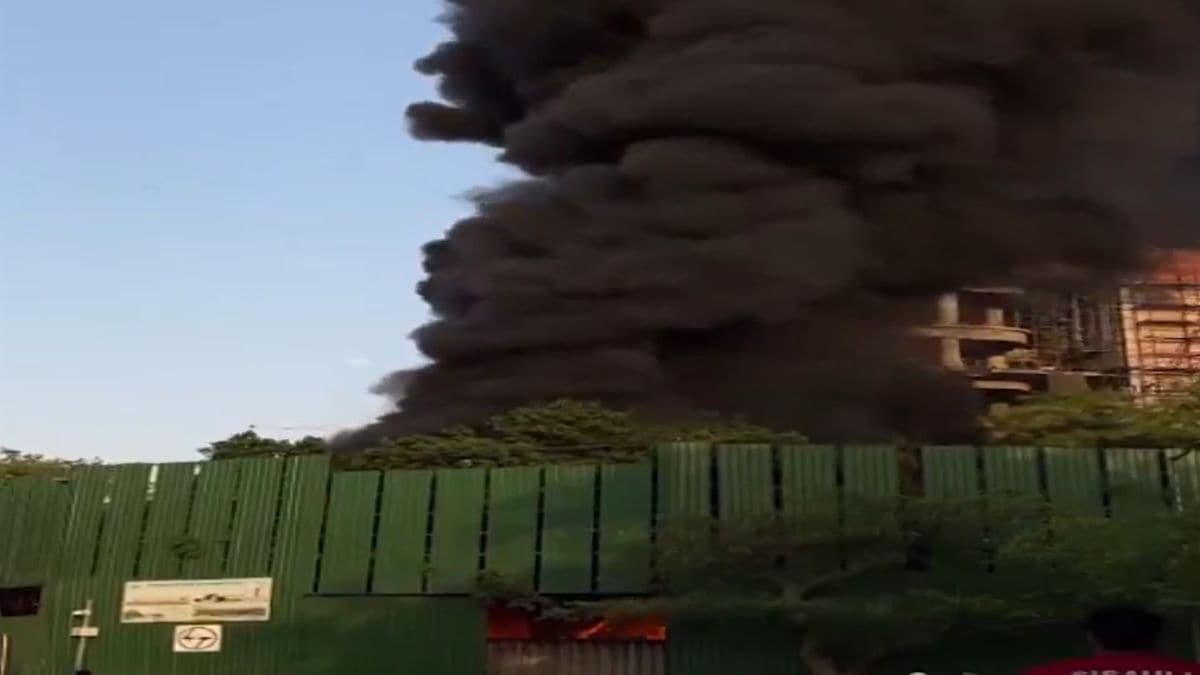 Delhi: Massive fire at under-construction Central Secretariat common ...