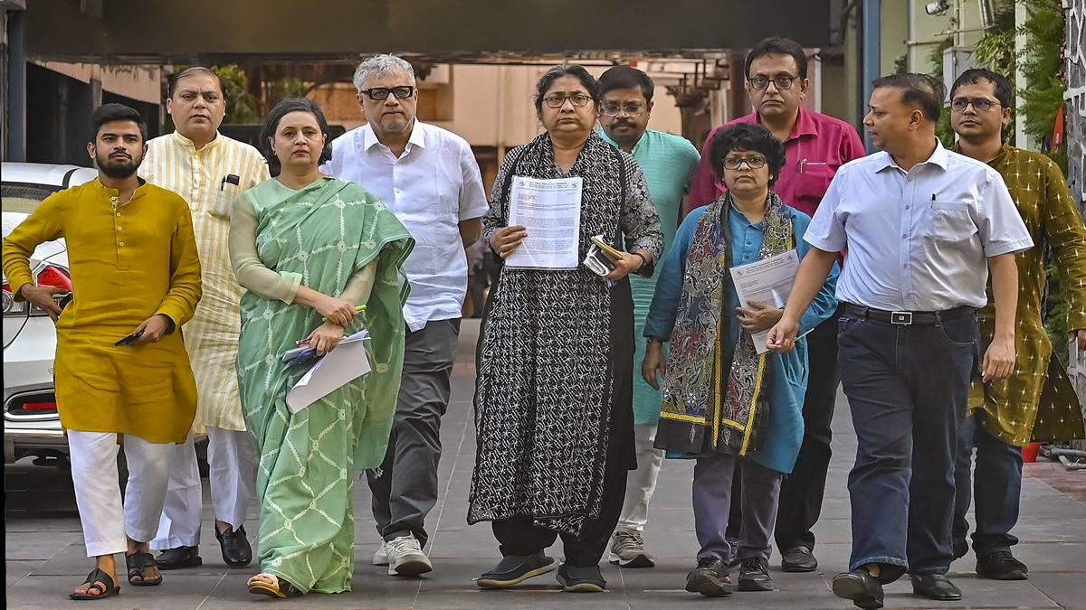 TMC leaders detained for holding dharna outside ECI office, seek removal of NIA, CBI, ED and I-T ...
