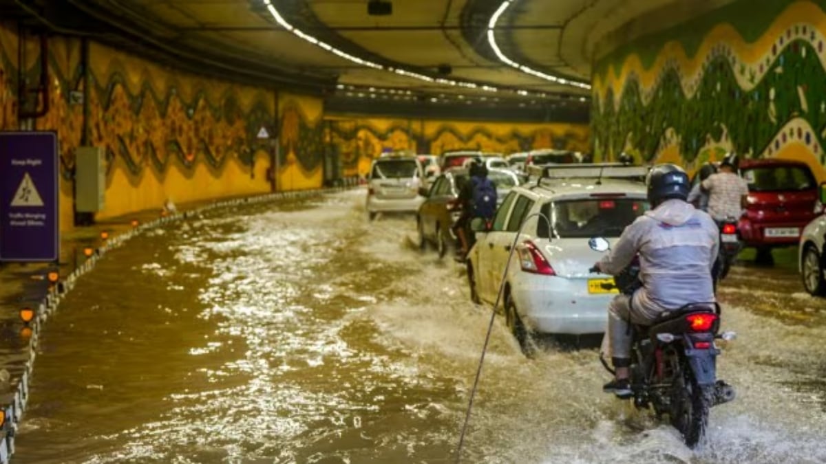 Delhi rain: Pragati Maidan tunnel closed amid waterlogging, Minto Bridge underpass drained after ...