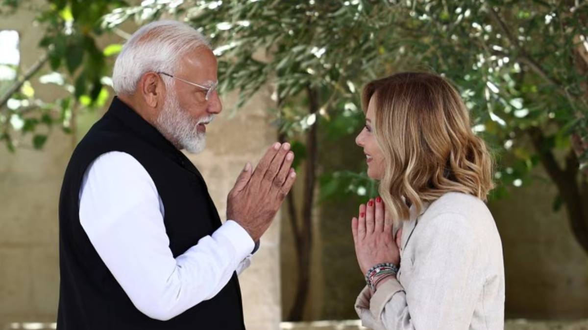 G7 Summit 2024: PM Narendra Modi greets Italian counterpart Giorgia ...