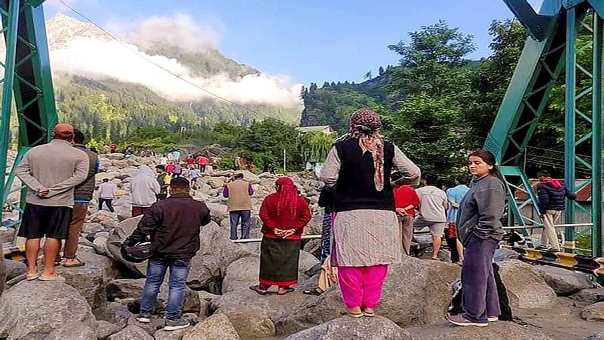 Manali cloudburst: Part of NH-3 shuts down in Himachal Pradesh due to ...