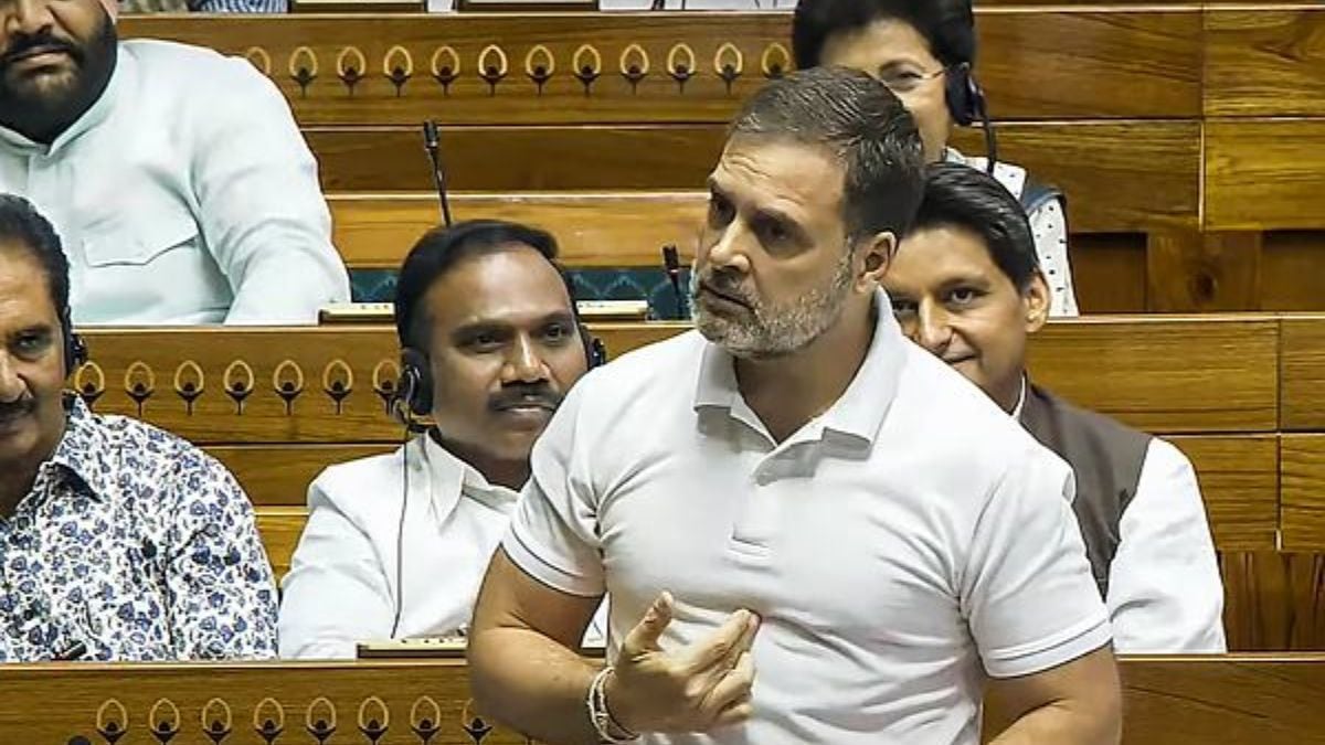 Rahul Gandhi attacks BJP in Lok Sabha, says India trapped in modern-day 'chakravyuh' - India ...