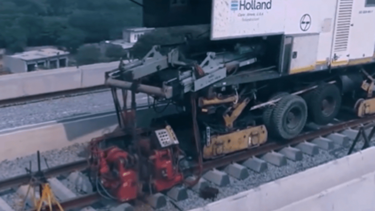 New era for Indian Railways: NTC machine accelerates track laying to 1. ...